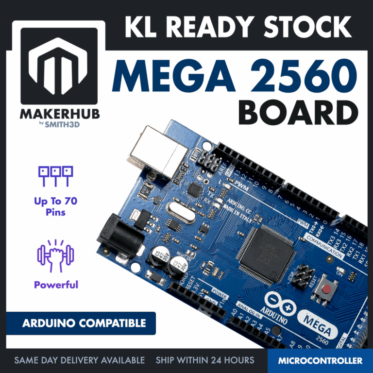 Arduino Mega Compactible MEGA 2560 Microcontroller CH340 – Free Type B ...