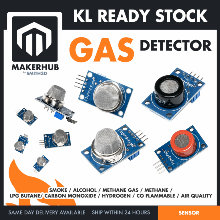 MQ Gas Sensor Module Digital Analog Dual Output Smoke CO LPG Methane Hydrogen Air Quality ...